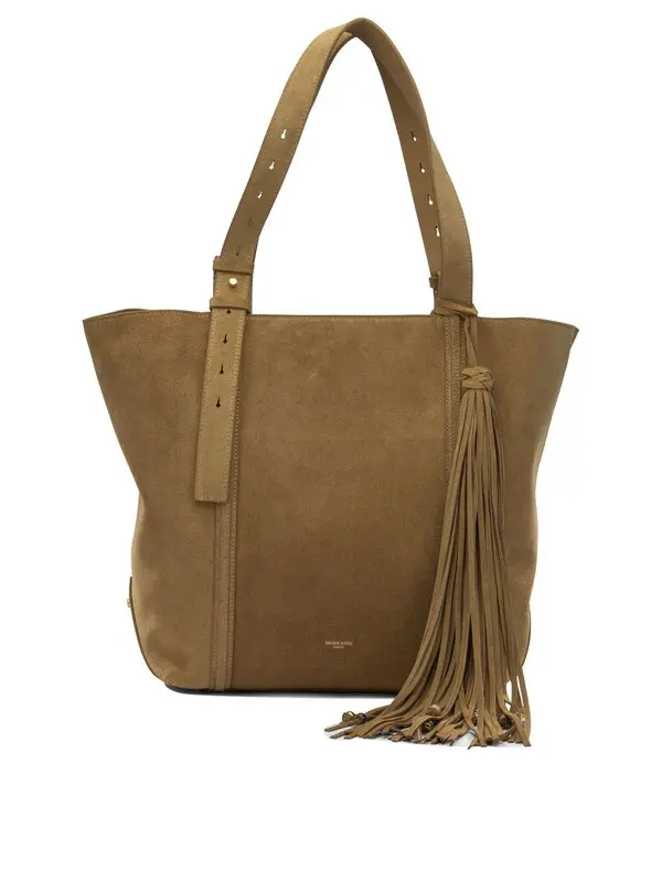GOLDEN GOOSE East West Large Shoulder Bag - Brown