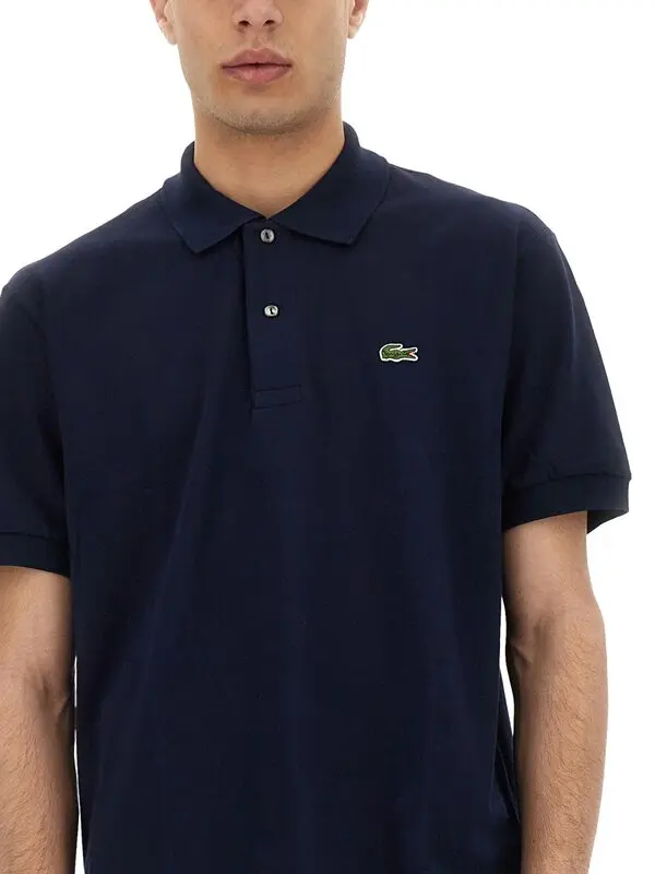 Lacoste Polo With Logo - Blue