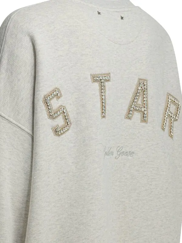 GOLDEN GOOSE Star Crewneck Sweatshirt - Grey