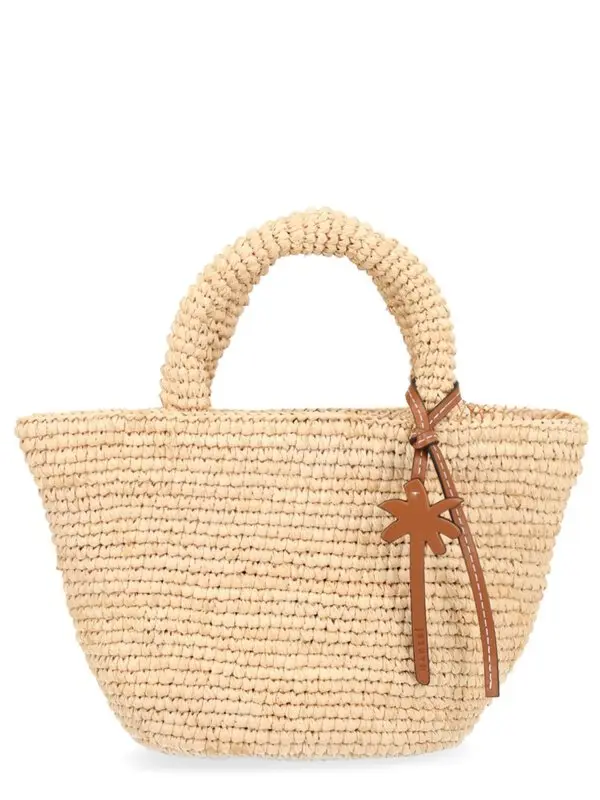 Manebí Sunset Micro Raffia Bag - Beige