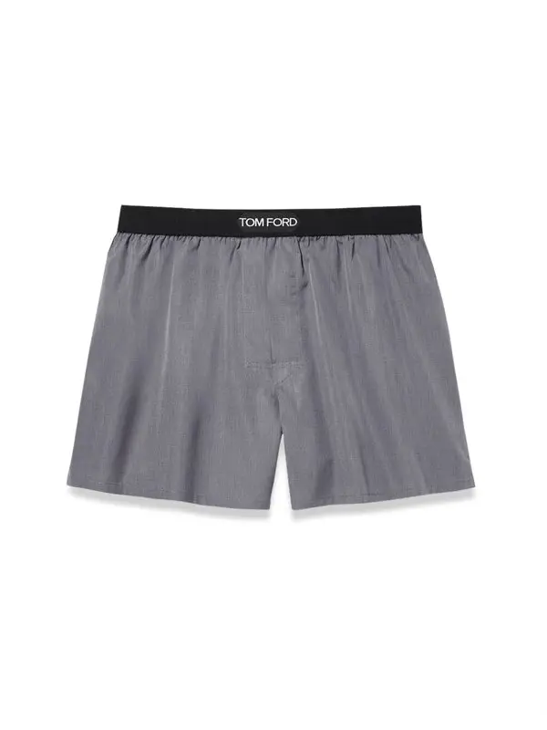TOM FORD Cotton Shorts - Grey