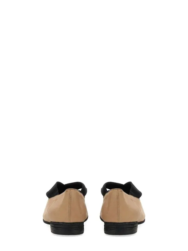 UMA WANG Leather Ballerinas - Beige