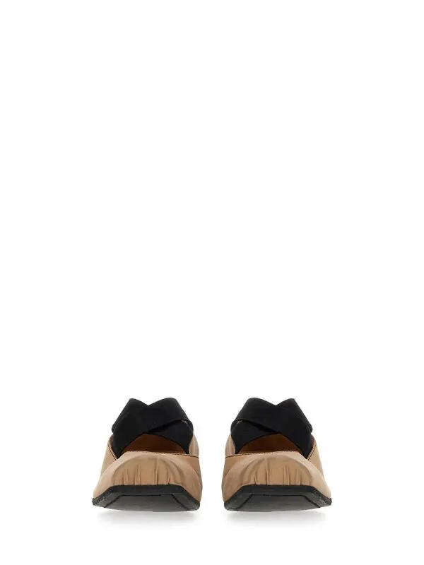 UMA WANG Leather Ballerinas - Beige