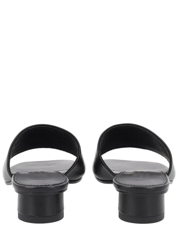 MAISON MARGIELA Logo Sandal - Black