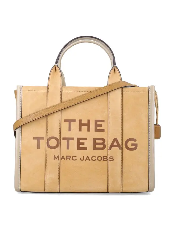 Marc Jacobs Suede Medium Tote Bag - Sahara