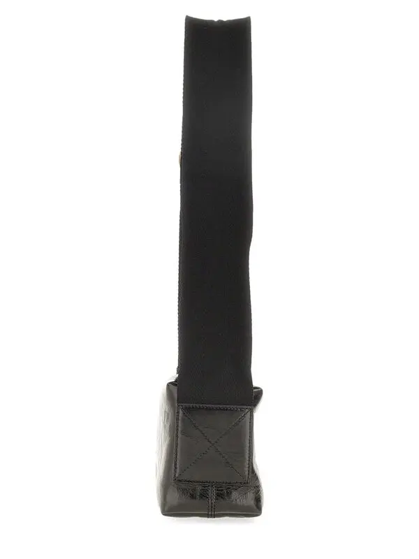 UMA WANG Leather Shoulder Bag - Black