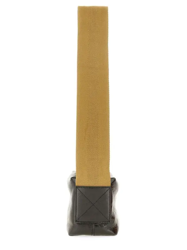 UMA WANG Leather Shoulder Bag - Black