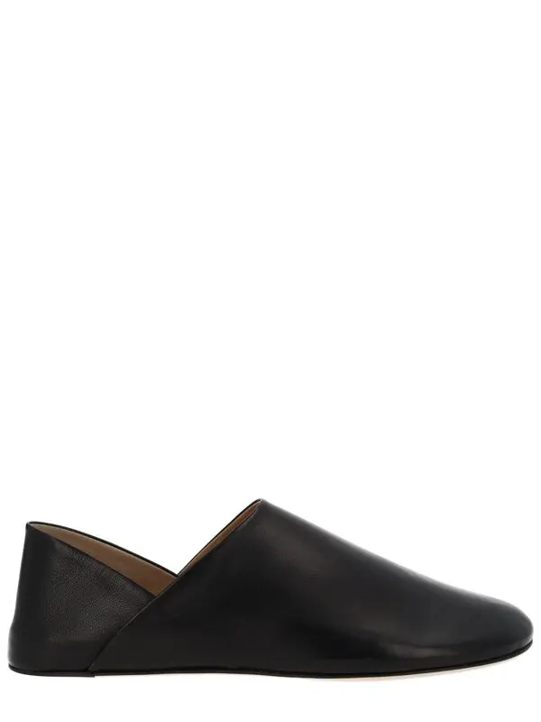 JW Anderson Leather Slipper - Black
