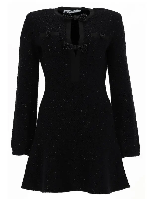 SELF-PORTRAIT Mini Dress With Cut Out