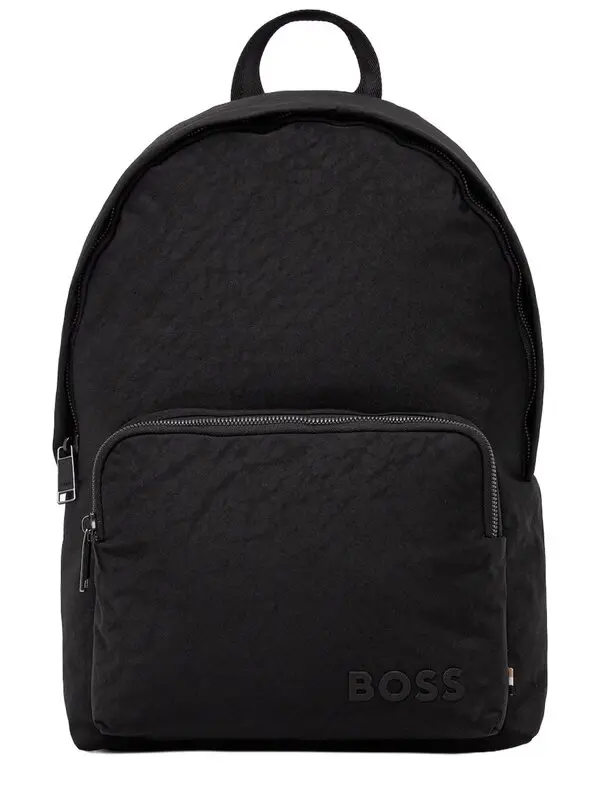 BOSS Logo Backpack - Black