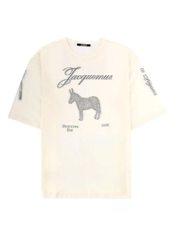 Jacquemus Le Ane Mc' T Shirt - White