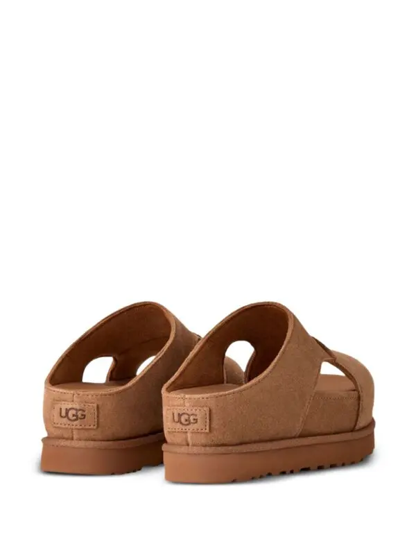 UGG Goldenstar Hi Cutout Slides - Beige