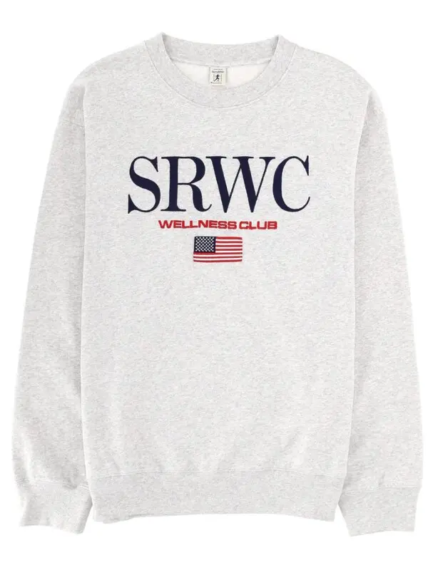 SPORTY&RICH Embroidered Crewneck Sweatshirt