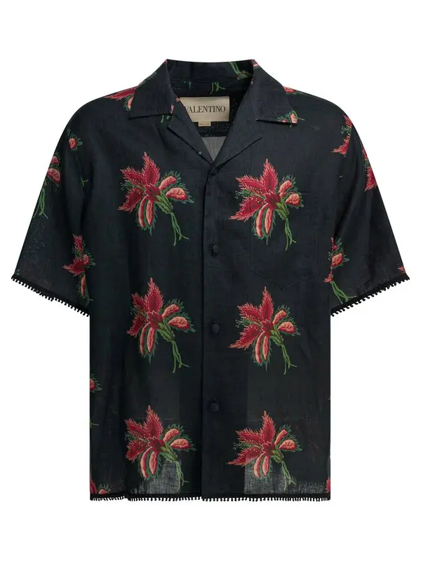 Valentino Garavani Papier Floral' Casual Shirt