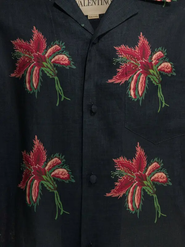 Valentino Garavani Papier Floral' Casual Shirt