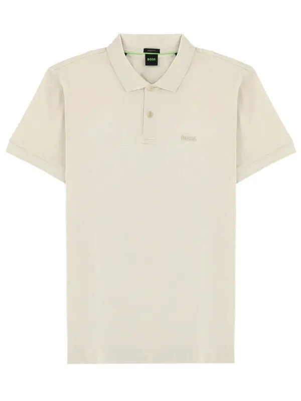 BOSS Polo With Logo - Beige