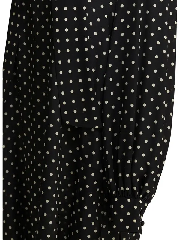 Valentino Garavani Flared Polka Dot Mini Dress