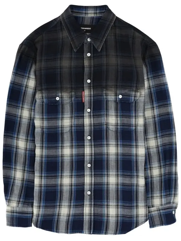 Dsquared2 Canadian Vintage' Shirt - Blue