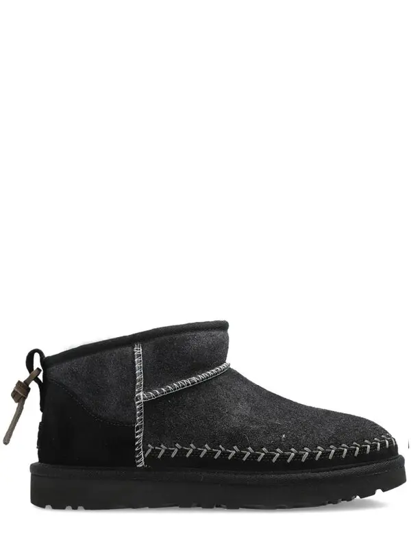 UGG Classic Ultra Mini Biarritz Boot - Black