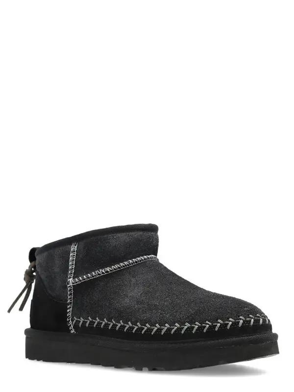 UGG Classic Ultra Mini Biarritz Boot - Black