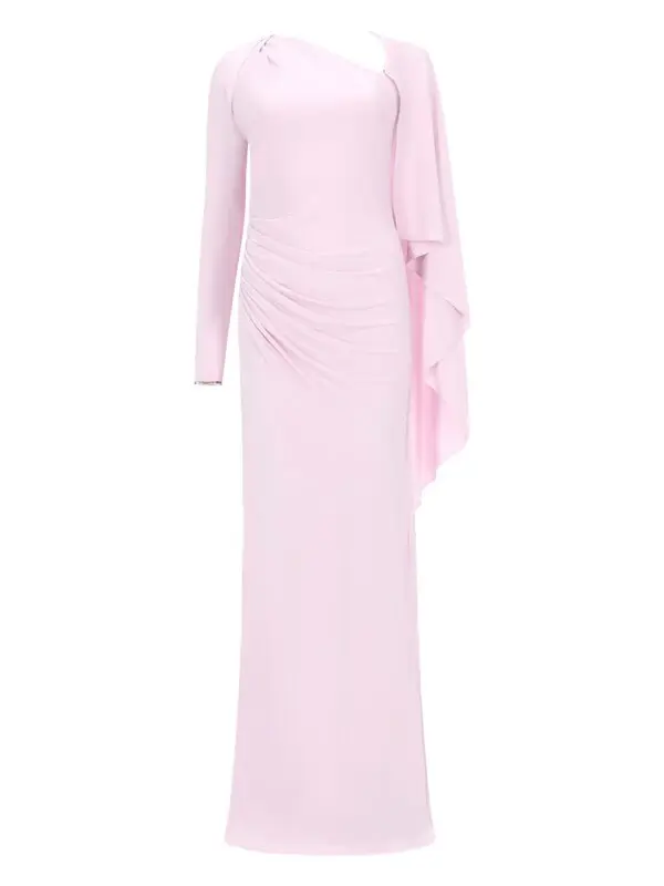 SELF-PORTRAIT Long Draped Dress