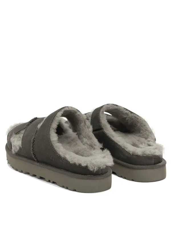 UGG Greenport Cross Strap Slides - Brown