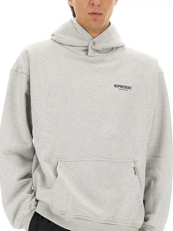 REPRESENT Hooded Cotton Sweatshirt