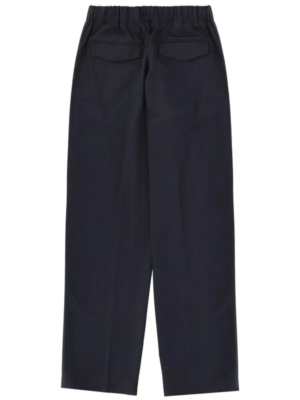 LARDINI Wool Trousers - Blue