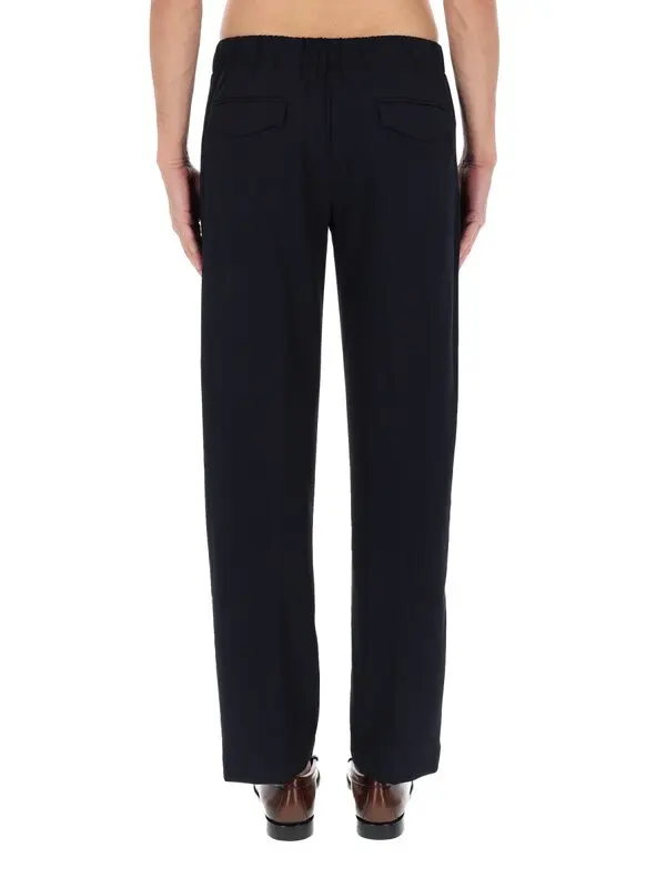 LARDINI Wool Trousers - Blue