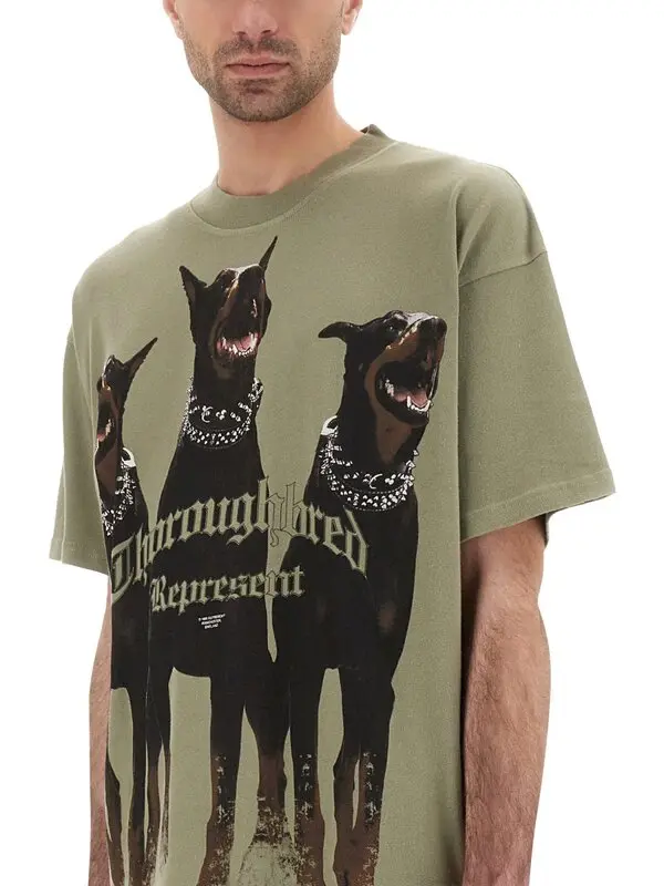 REPRESENT 247 Thoroughbred' T Shirt - Brown
