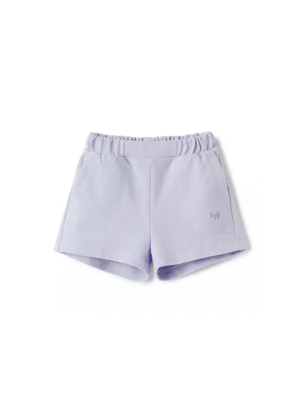 IL GUFO Short With Logo - Lilac