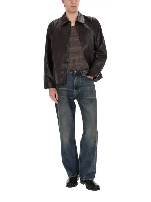 Our Legacy Third Cut Wide Leg Jeans - Blue
