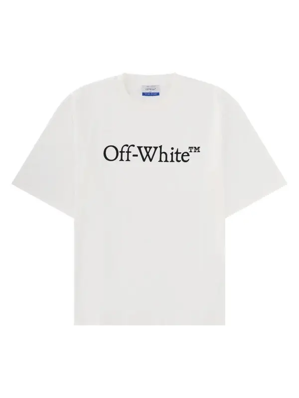 Off-White T Shirt With Logo - White
