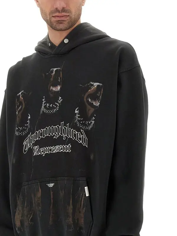 REPRESENT Thoroughbred Hoodie - Black