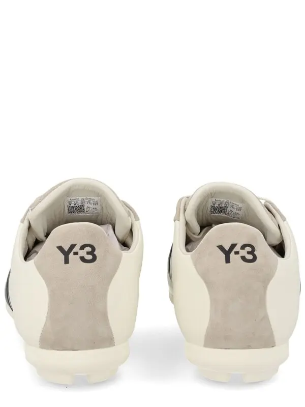 Y3 Leather Sneakers - White