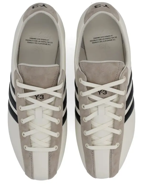 Y3 Leather Sneakers - White