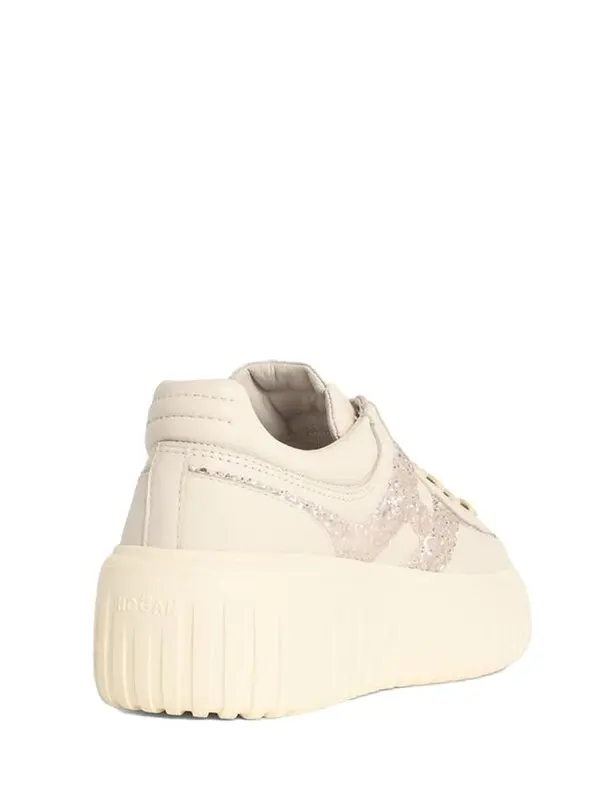 Hogan H Stripes Sneakers - Beige
