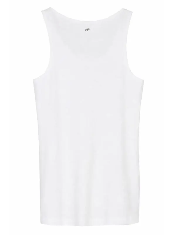PATOU Logo Print Tank Top - White
