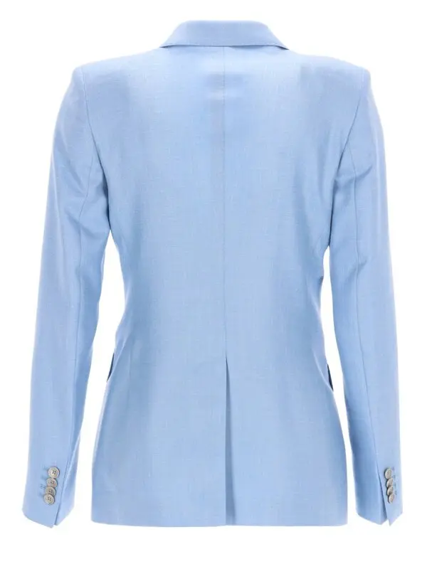 Tagliatore Double-breasted Wool Jacket - Azure