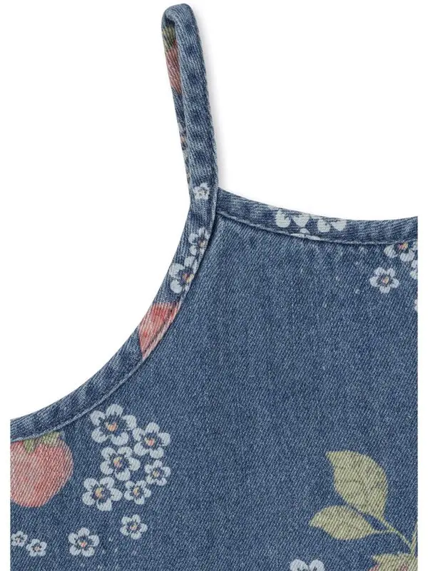 KONGES SLØJD Sleeveless Strawberry Print Dress
