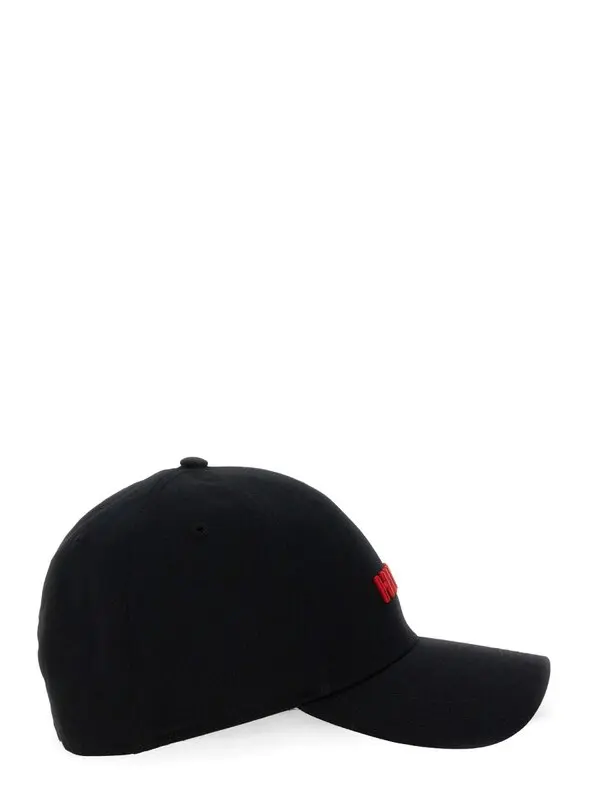Hugo Logo Baseball Cap - Black