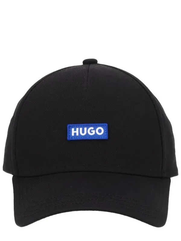Hugo Logo Baseball Cap - Black