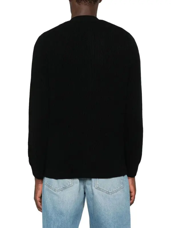 MC2 SAINT BARTH Wool Cardigan - Black