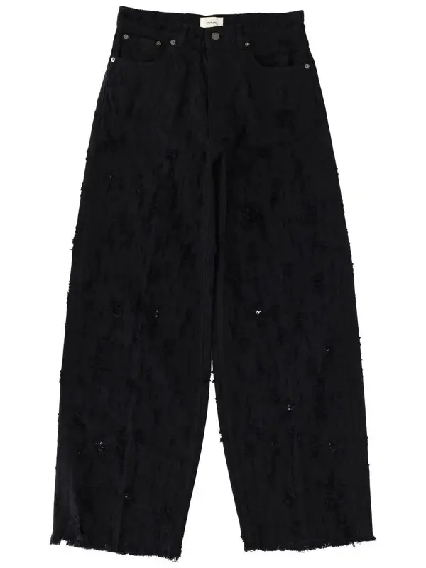 HAIKURE Bethany Bull Destroy Jeans - Black