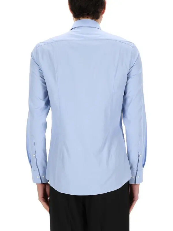 Hugo Cotton Shirt - Azure