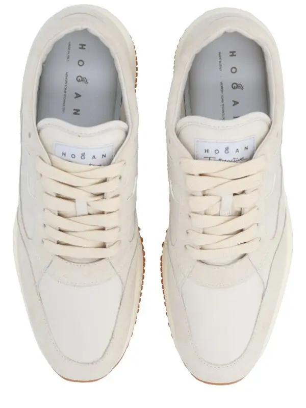 Hogan Suede Low-top Sneaker - Beige