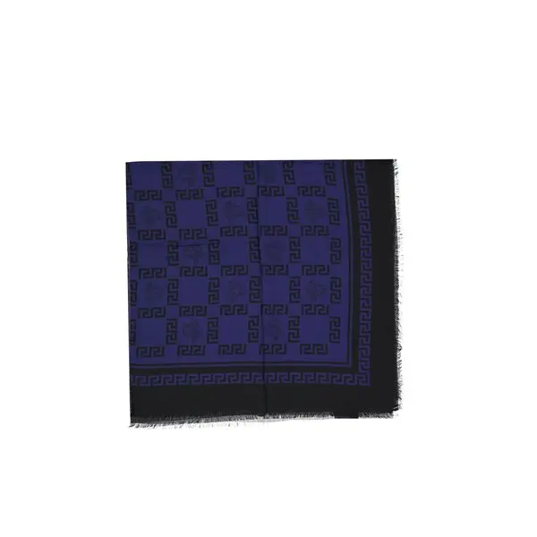 Versace Foulard Square Scarf - Blue