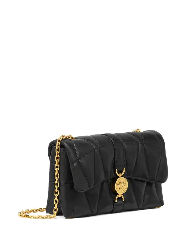 Versace Kleio Leather Mini Bag - Black