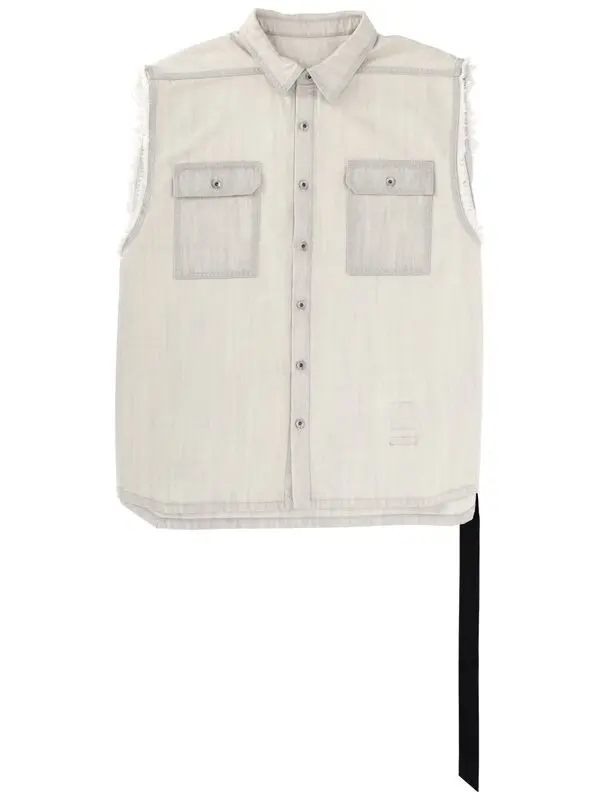 Rick Owens Sl Tommy Jumbo' Shirt Jacket - White