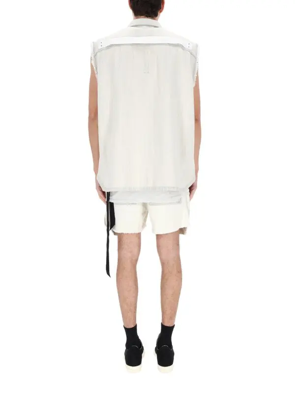 Rick Owens Sl Tommy Jumbo' Shirt Jacket - White
